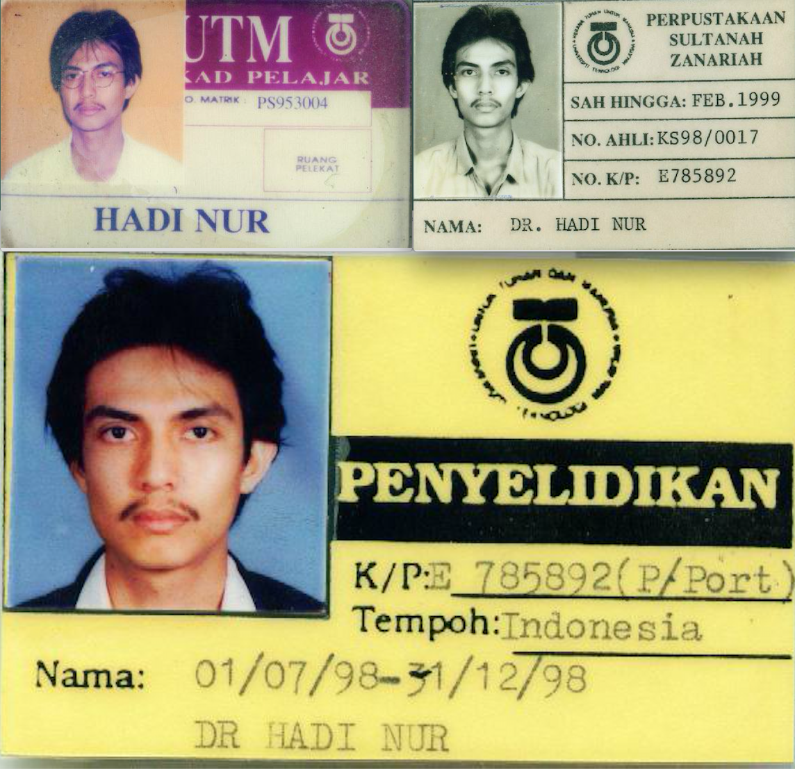 Hadi Nur - Born in 1969. Online since 1999. - Dari mahasiswa sampai ...