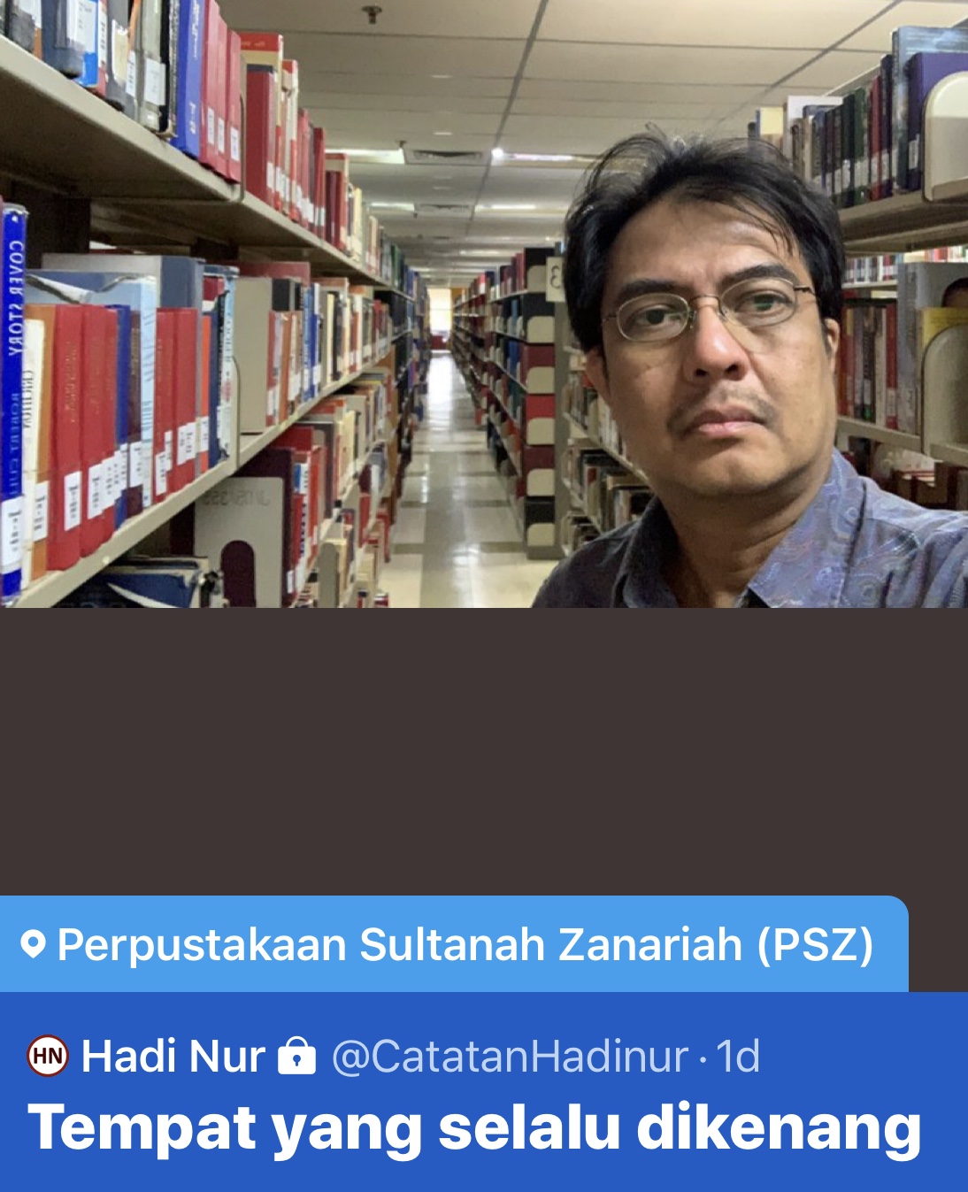 Hadi Nur - Born in 1969. Online since 1999. - Perpustakaan Sultanah ...