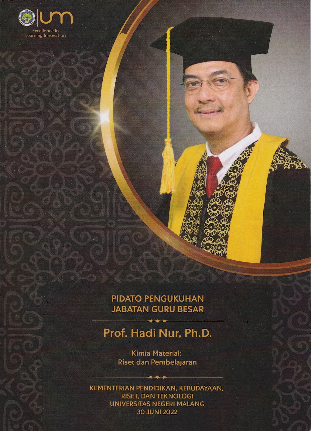 Hadi Nur - Born in 1969. Online since 1999. - Kimia material: Riset dan ...